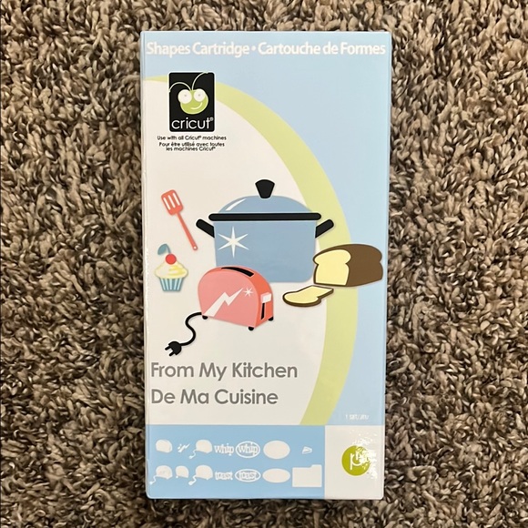 Cricut | Office | Cricut Shapes Cartridge From My Kitchen | Poshmark